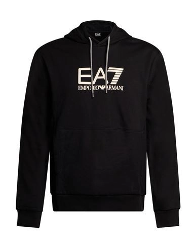 Emporio Armani Cotton Terry Hoodie - Black