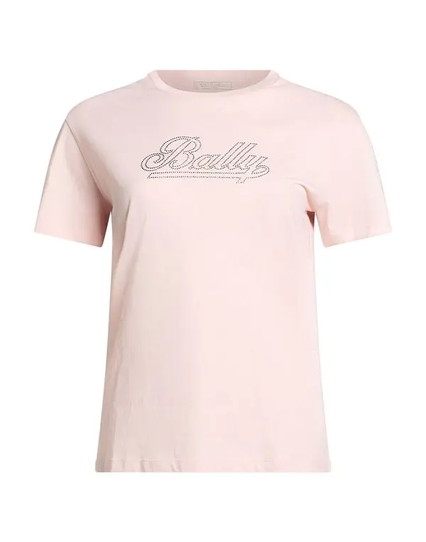 Bally Light Cotton T-shirt With Appliqu