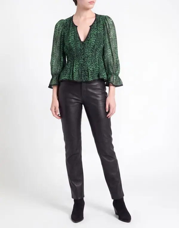 Ba&sh Viscose Peplum Shirt