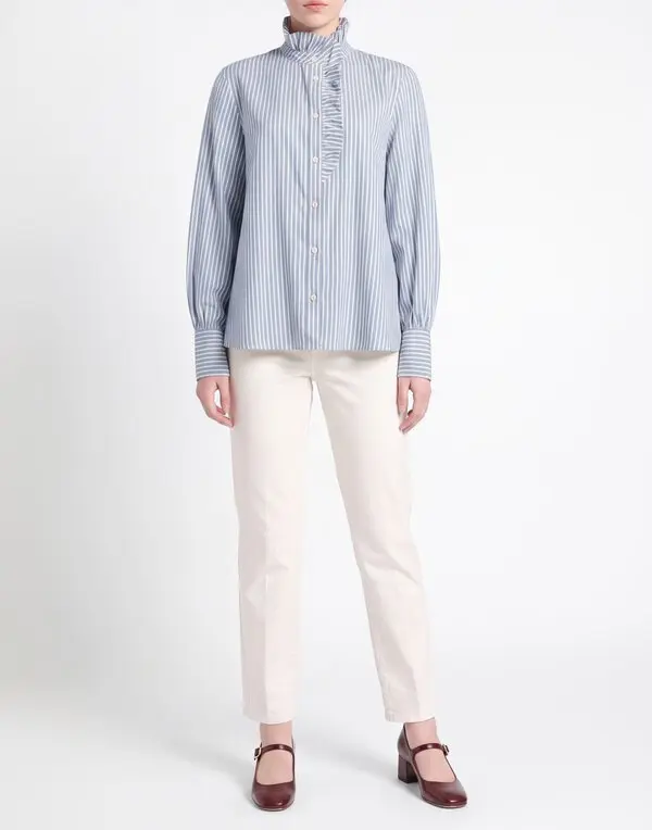 Ba&sh Striped Ruched Shirt