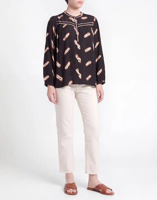 Ba&sh Embroidered Multicolor Viscose Shirt