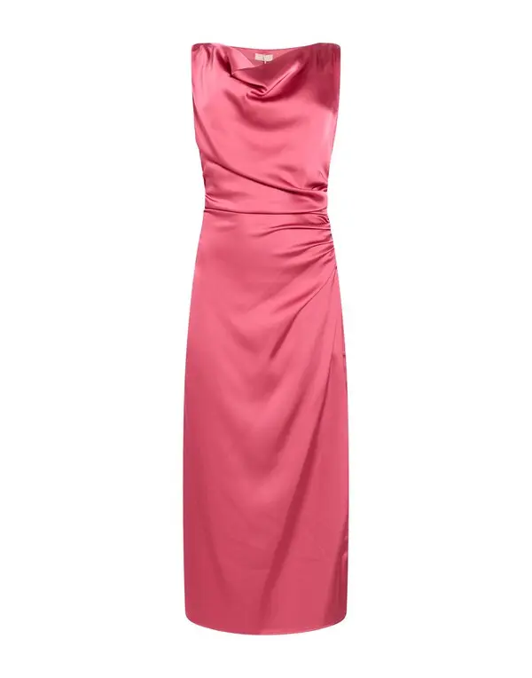 Liu Jo Maxi Dress Coral Size Polyester, Elastane