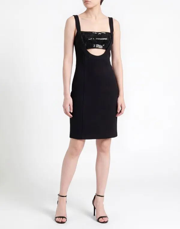 GAELLE PARIS Mini Dress Size Viscose, Polyamide, Elastane