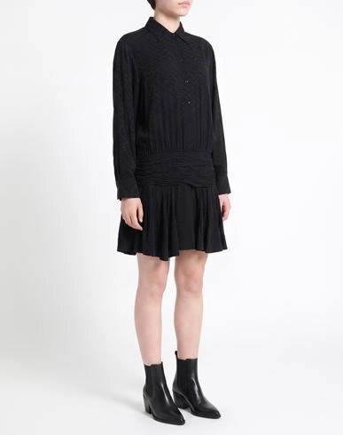 Pinko Mini Dress In Acetate And Silk