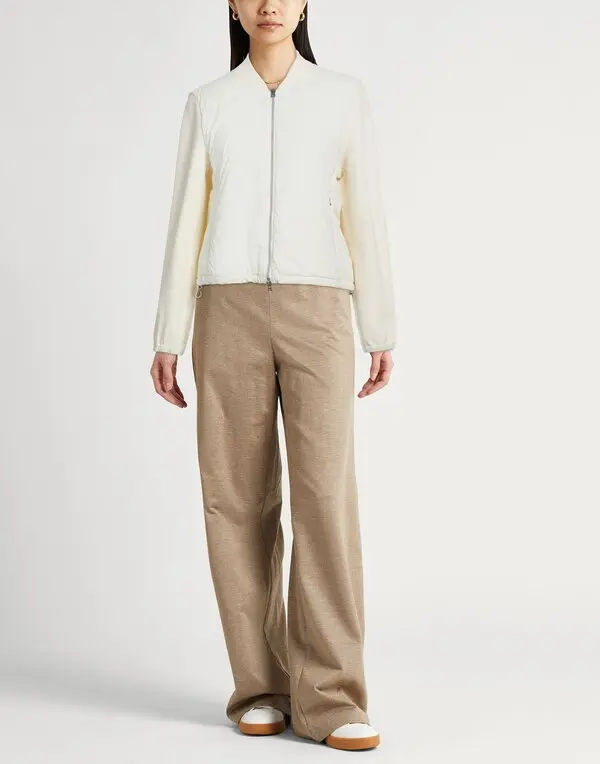 Herno Resort Jacket Ivory Size Cotton, Polyester, Elastane, Polyamide