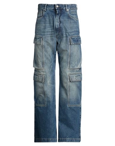 Rick Owens Faded Cotton Cargo Jeans