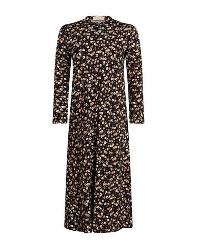 SIYU Multicolor Jersey Shirt Dress With Classic Collar