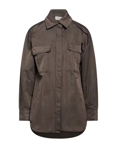P.a.r.o.s.h Charcoal Polyester Oversized Shirt
