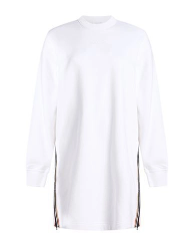 Burberry Mini Dress In Cotton - White