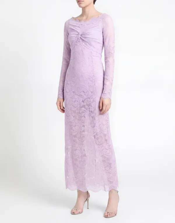 Rabanne Lilac Polyamide & Elastane Maxi Dress