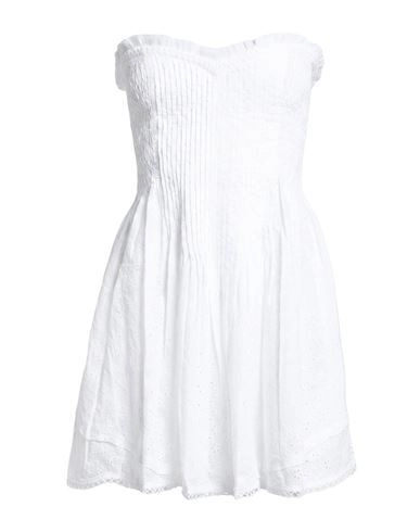 Poupette St Barth Cotton Broderie Anglaise Mini Dress - White