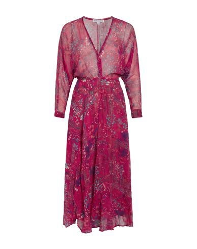 Poupette St Barth Silk Floral Print Maxi Dress
