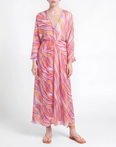 Poupette St Barth Silk Georgette Maxi Dress