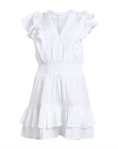 Poupette St Barth Cotton Broderie Anglaise Mini Dress - White