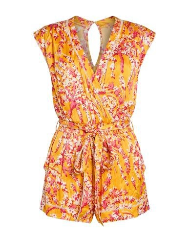 Poupette St Barth Floral Print Playsuit - Yellow