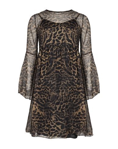 KAOS Long Sleeve Georgette Mini Dress