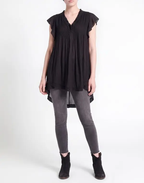 Poupette St Barth Viscose Mini Dress - Black