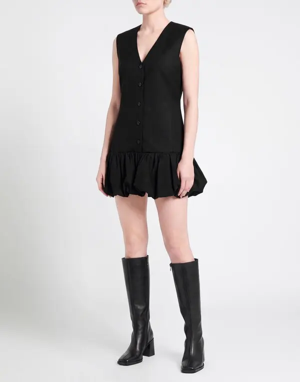Sandro Canvas Poplin Mini Dress