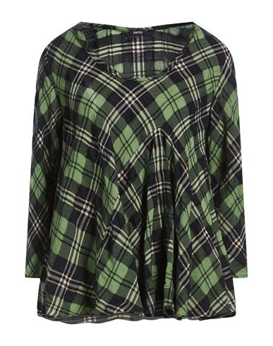 Aspesi Virgin Wool And Viscose Checkered Top
