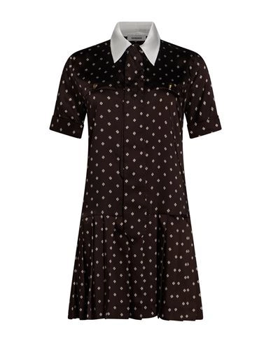 Sandro Mini Dress Dark Size Polyester