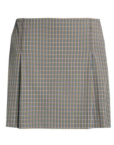 Tory Burch Mini Skirt Burgundy Size Polyester, Elastane