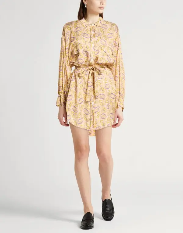 FORTE_FORTE Blush Viscose Shirt Dress