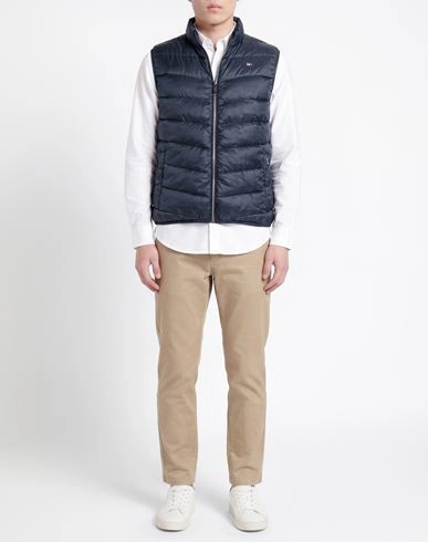 Façonnable Quilted Duck Down Vest - Blue