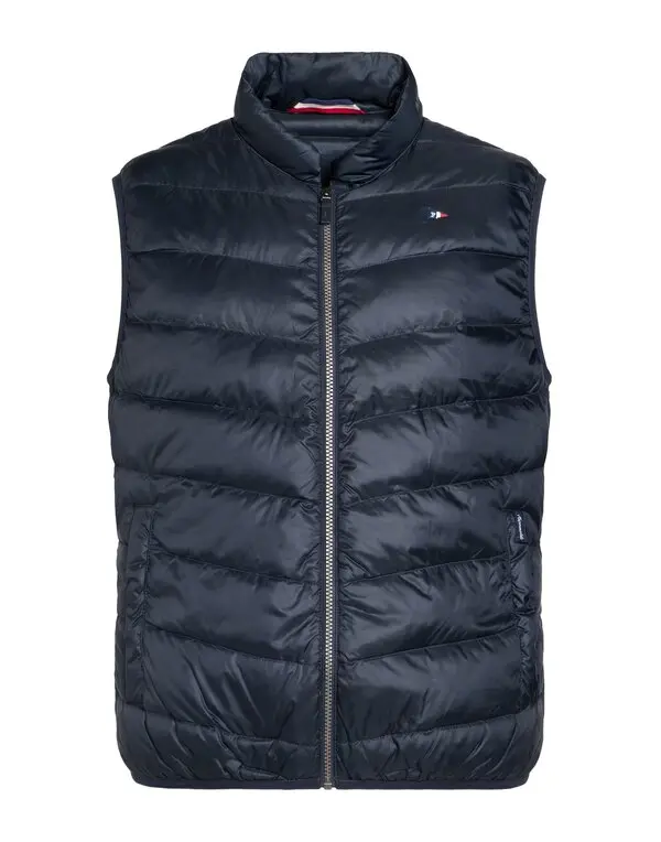 Façonnable Quilted Duck Down Vest - Blue