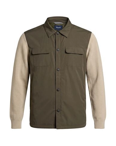 Façonnable Jacket Military Size Polyester, Cotton