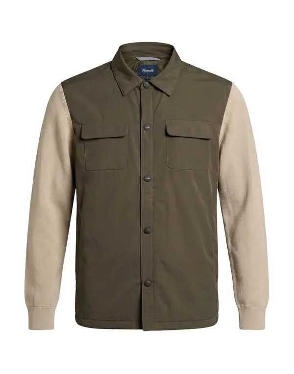 Façonnable Jacket Military Size Polyester, Cotton