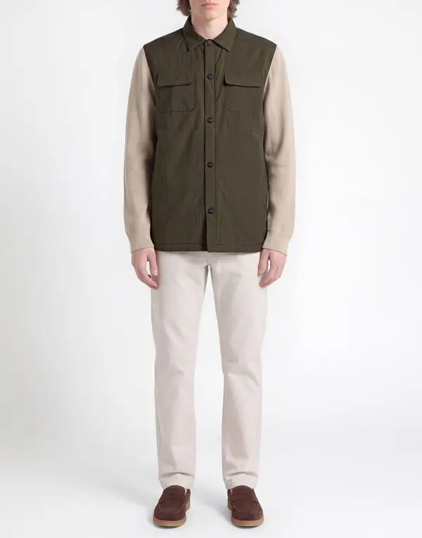 Façonnable Jacket Military Size Polyester, Cotton