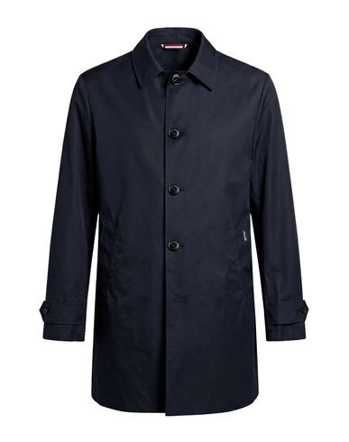 Façonnable Midnight Cotton And Polyamide Overcoat