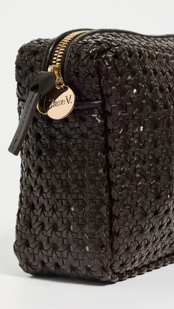 Clare V. Midi Rattan Sac Crossbody Bag