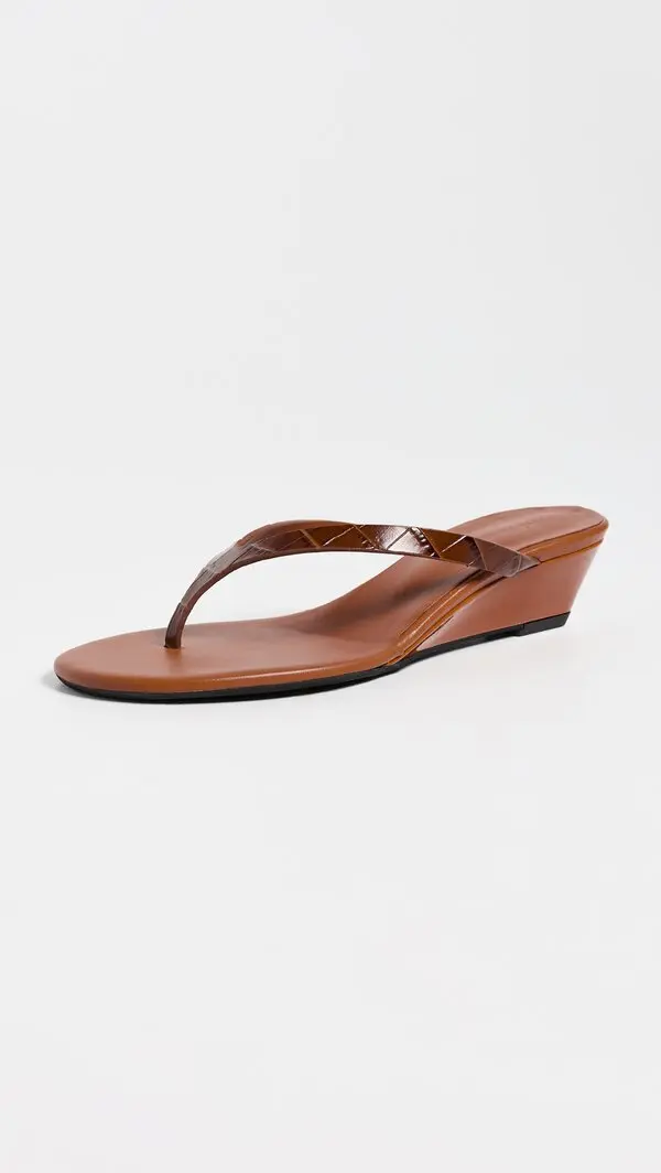 Christopher Esber Scala Embossed Wedge Sandals