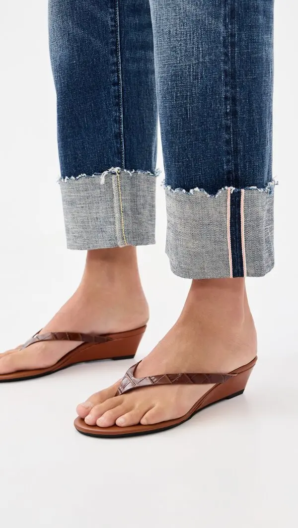 Christopher Esber Scala Embossed Wedge Sandals