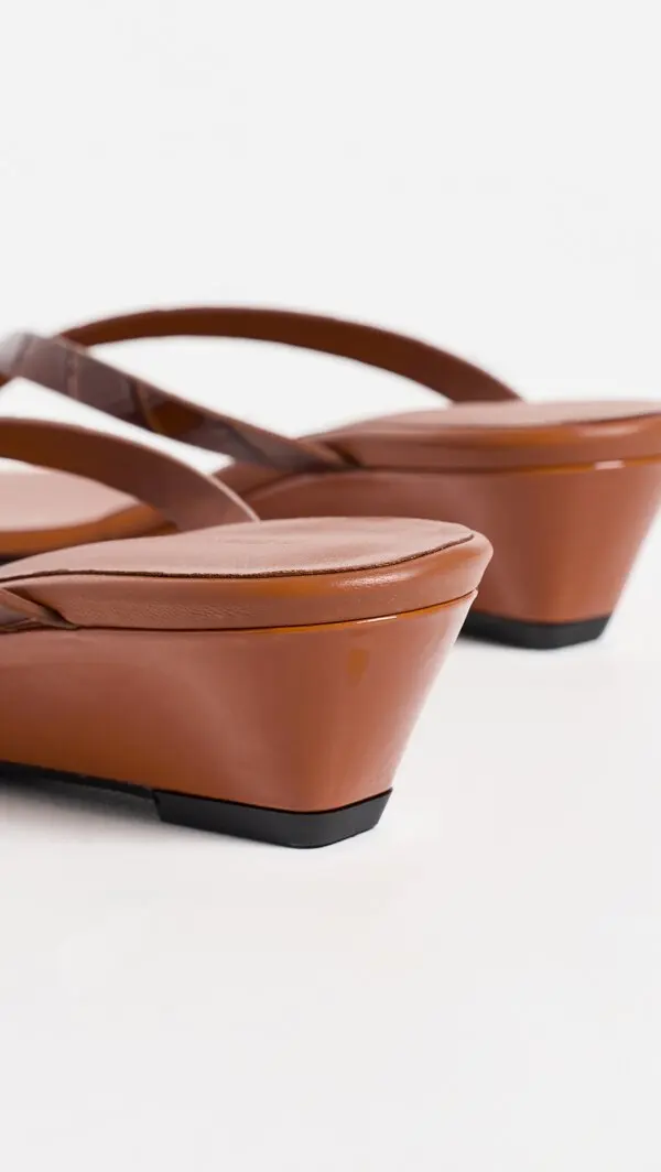 Christopher Esber Scala Embossed Wedge Sandals