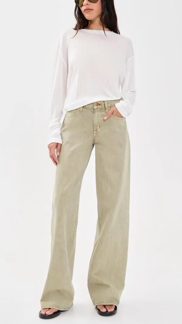 SLVRLAKE Mica Straight Leg Jeans