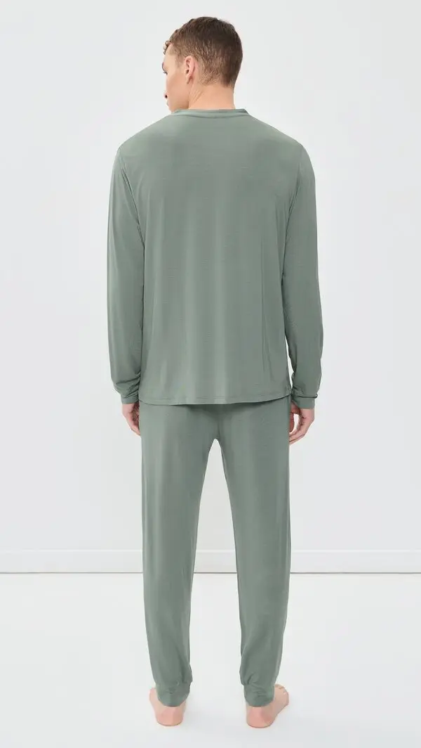 Eberjey Henry Long Pajamas Set