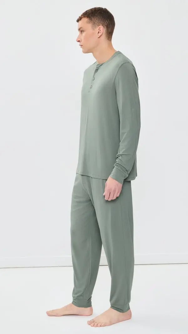 Eberjey Henry Long Pajamas Set