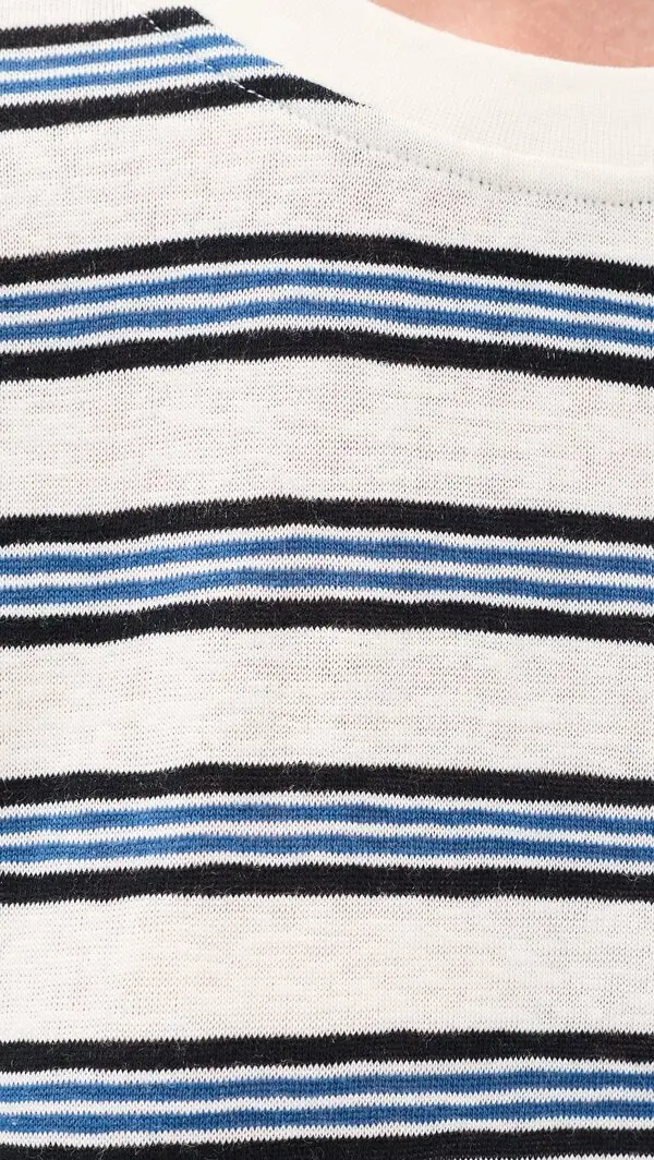 VRG GRL Willow Tee Striped Jersey Crewneck