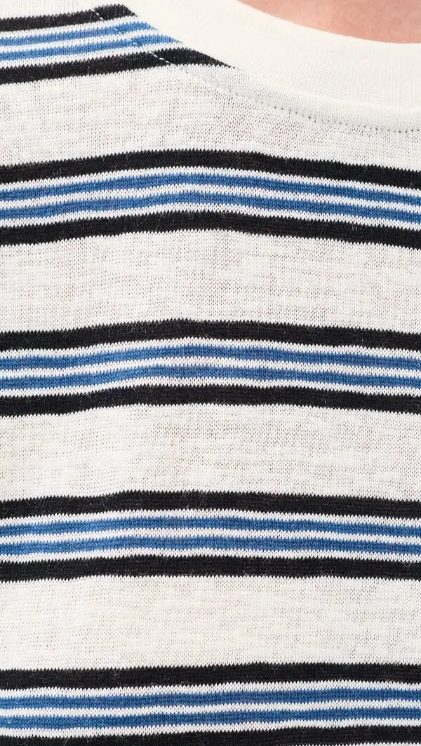 VRG GRL Willow Tee Striped Jersey Crewneck