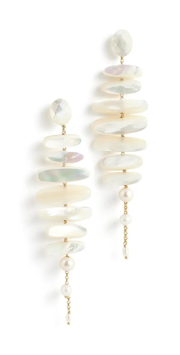 Chan Luu Mizumi Earrings - White Mop