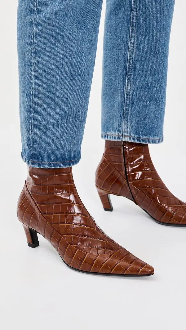 Christopher Esber Corte Embossed Ankle Boots