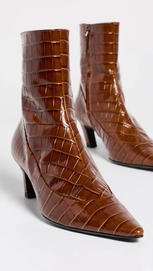 Christopher Esber Corte Embossed Ankle Boots