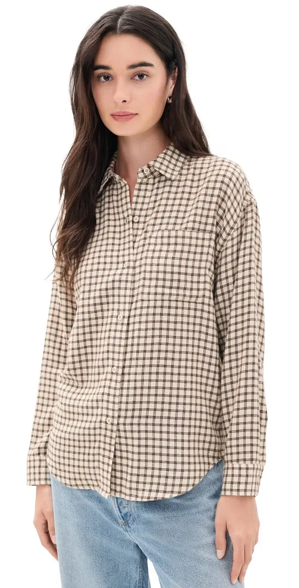 Z Supply River Plaid Button-up Shirt