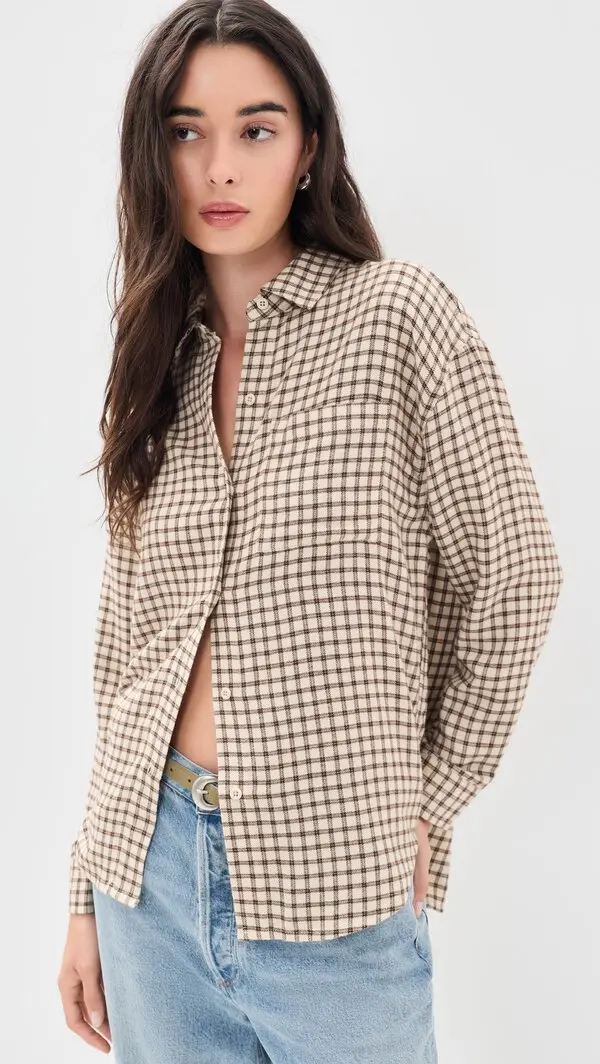 Z Supply River Plaid Button-up Shirt