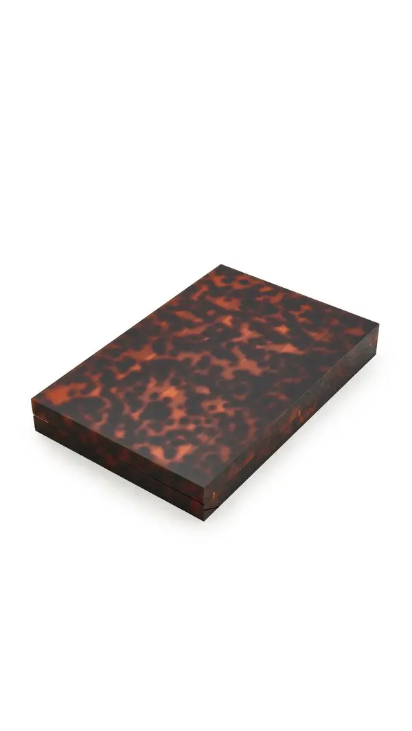TIZO DESIGN Lucite Tortoise Backgammon Set