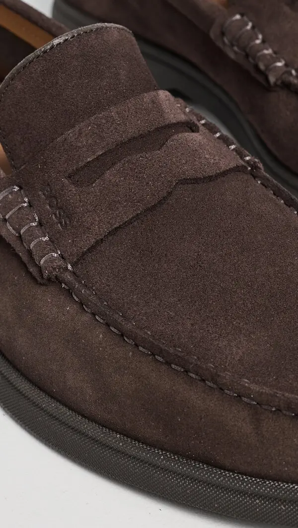 BOSS Sienne Suede Loafers