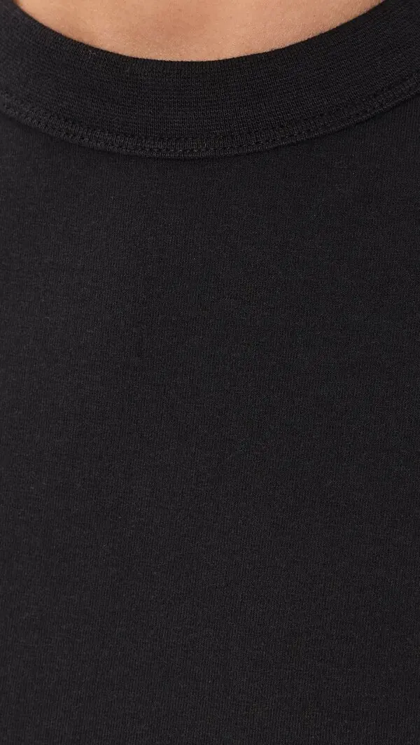 Good American The Cap Sleeve Tee - Black001
