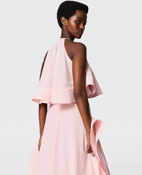 Stella McCartney Halterneck Sleeveless Frill Top